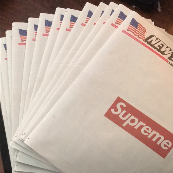 Accessories | Supreme New York Post Newspaper 18 Each | Poshmark